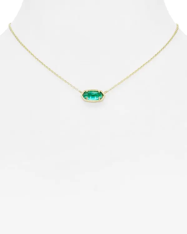 Kendra Scott Elisa Pendant Necklace - December/london Blue