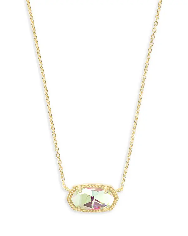 Kendra Scott Elisa Pendant Necklace - Dichroic Glass