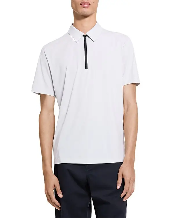Theory Ryder Quarter Zip Polo - Vapor
