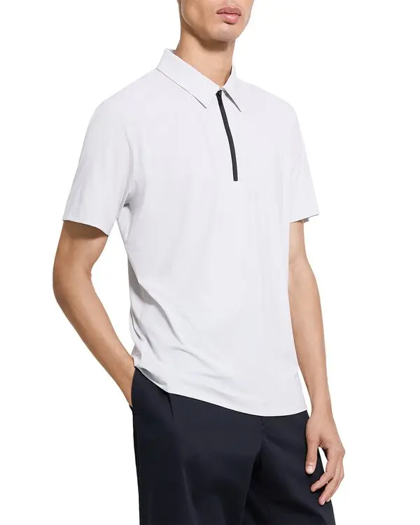 Theory Ryder Quarter Zip Polo - Vapor