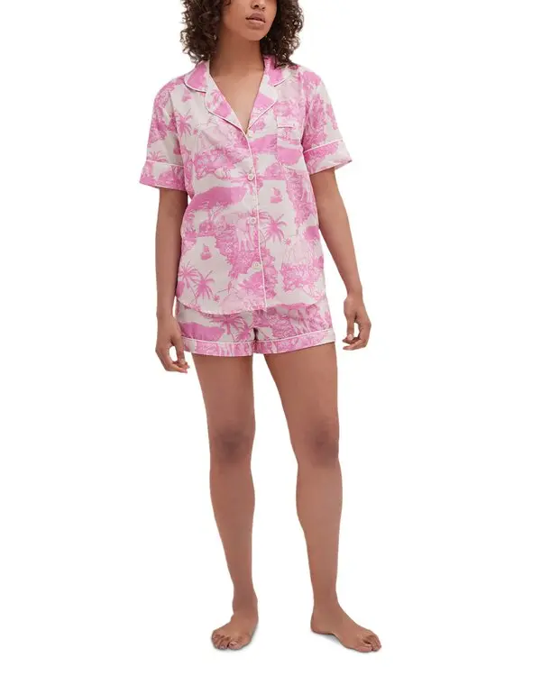 Desmond & Dempsey Deia Short Pajama Set