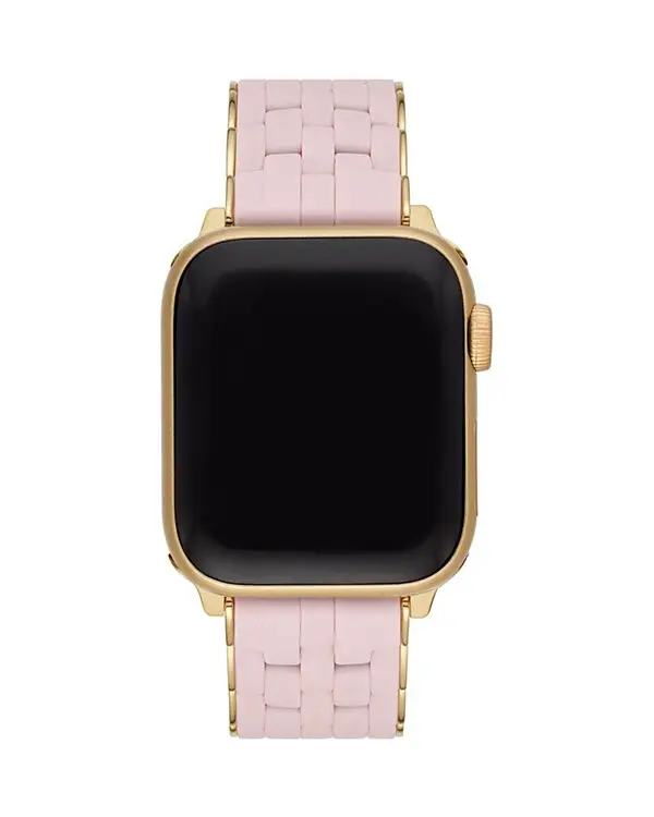 Michele Peony Pearlized Silicone Band For Apple Watch - Pink