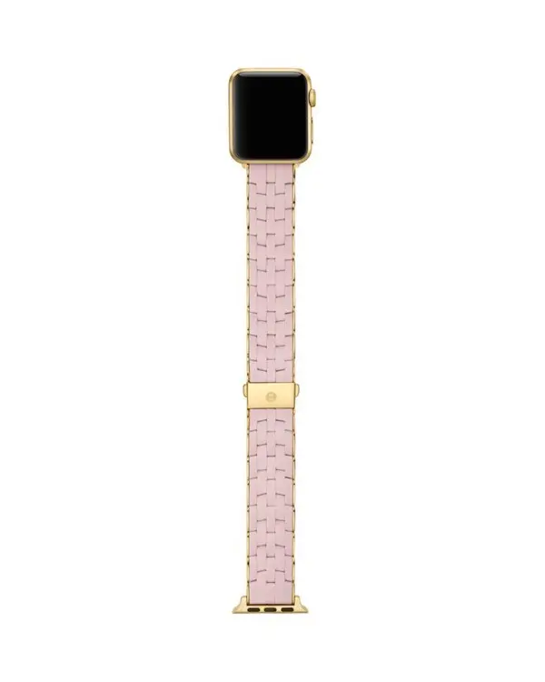 Michele Peony Pearlized Silicone Band For Apple Watch - Pink