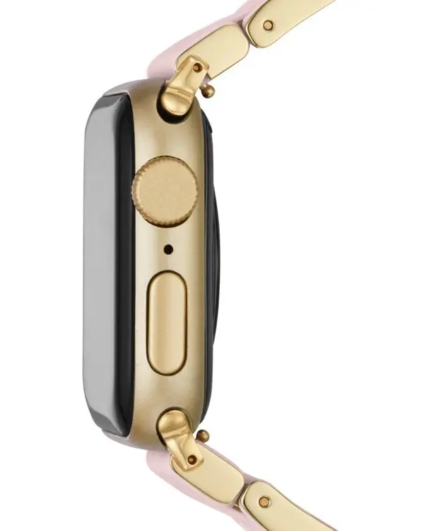 Michele Peony Pearlized Silicone Band For Apple Watch - Pink