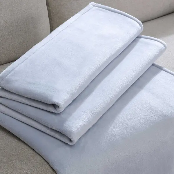 Calvin Klein Core Plush Solid Bed Blanket
