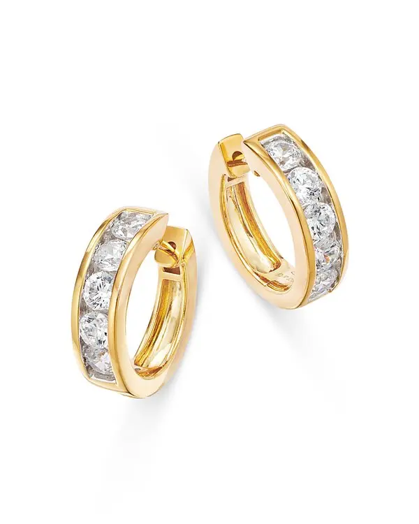 Bloomingdale'S Diamond Hoop Earrings 1.50 Tcw In 14k Yellow - Gold