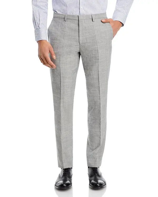Hugo Hesten Melange Solid Extra Slim Fit Suit Pants In Open Grey - 25% Off  | Editorialist