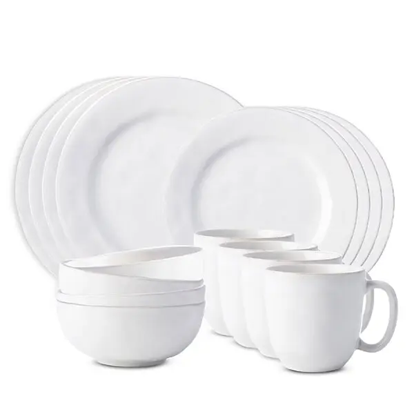 JULISKA Puro 16 Piece Dinnerware Set, Service For 4 - Whitewash