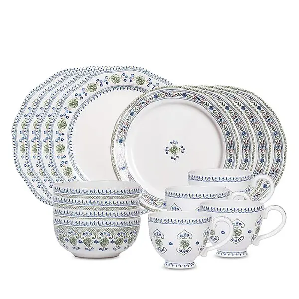 JULISKA Villa Seville 16 Piece Dinnerware Set, Service For 4 - Chambray