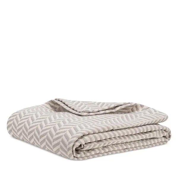LANDS DOWNUNDER Chevron Blanket - Light Gray