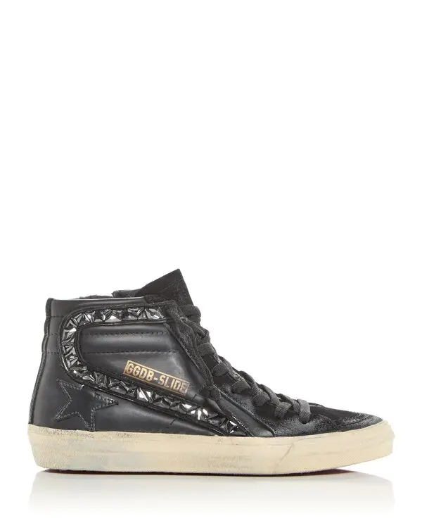 GOLDEN GOOSE Slide Embellished High-top Sneakers