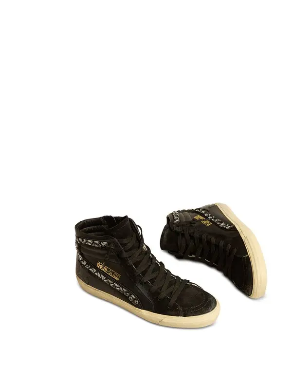 GOLDEN GOOSE Slide Embellished High-top Sneakers