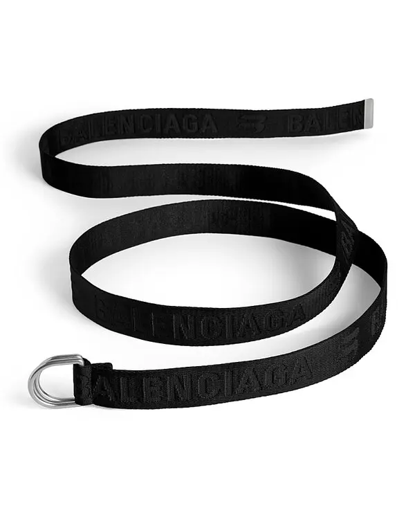 Balenciaga D-ring Belt - Black
