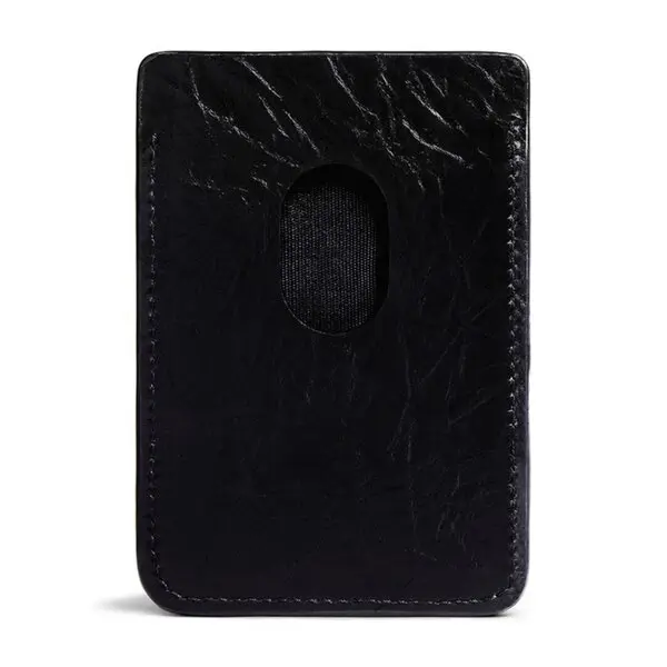 Balenciaga Crush Magnet Card Holder Quilted