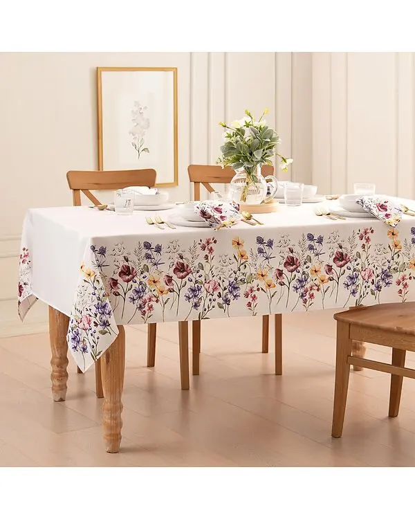 ELRENE HOME FASHIONS Wildflower Tablecloth, 60 X 102 - Multi