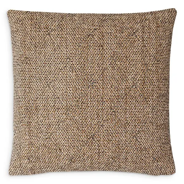 Frette Dinamico Decorative Pillow Cover, 20 X 20 - Teak/grey