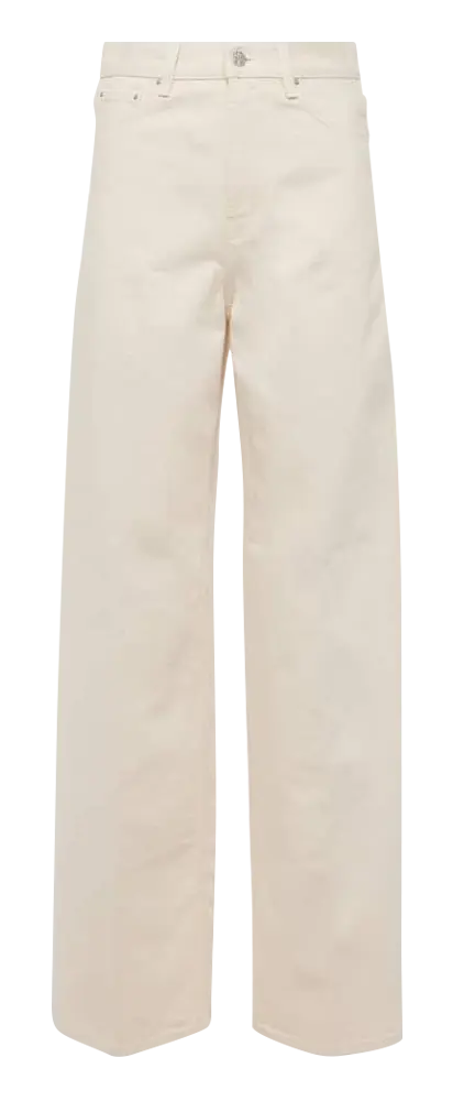 TOTEME High-rise Wide-leg Jeans - White
