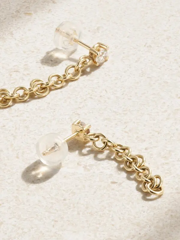 SPINELLI KILCOLLIN Anaka Diamond And 14-karat Earrings