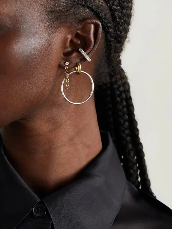 SPINELLI KILCOLLIN Anaka Diamond And 14-karat Earrings