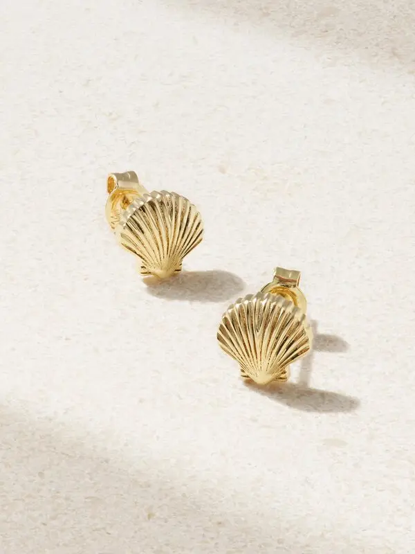 Mateo Mini Venus 14-karat Stud Earrings - Gold