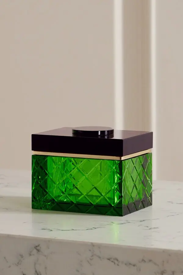 REFLECTIONS COPENHAGEN Crystal Jewelry Box - Green