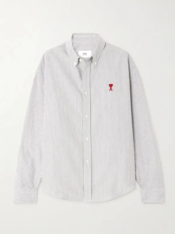 AMI Paris Adc Embroidered Shirt