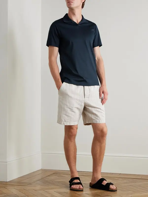 Nn07 Paul 3525 Organic Cotton Polo Shirt - Blue