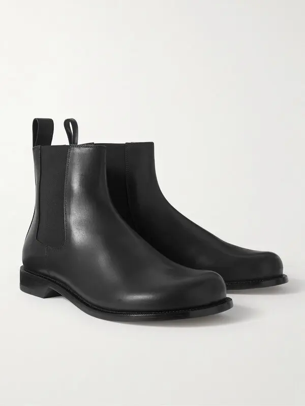 Loewe Campo Leather Chelsea Boots