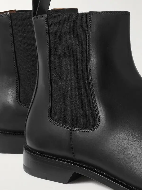 Loewe Campo Leather Chelsea Boots