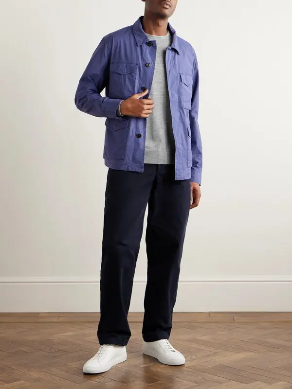 Peter Millar Excursionist Flex Merino Wool-blend Sweater