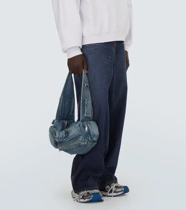 Balenciaga Superbusy Sling Small Shoulder Bag - Blue
