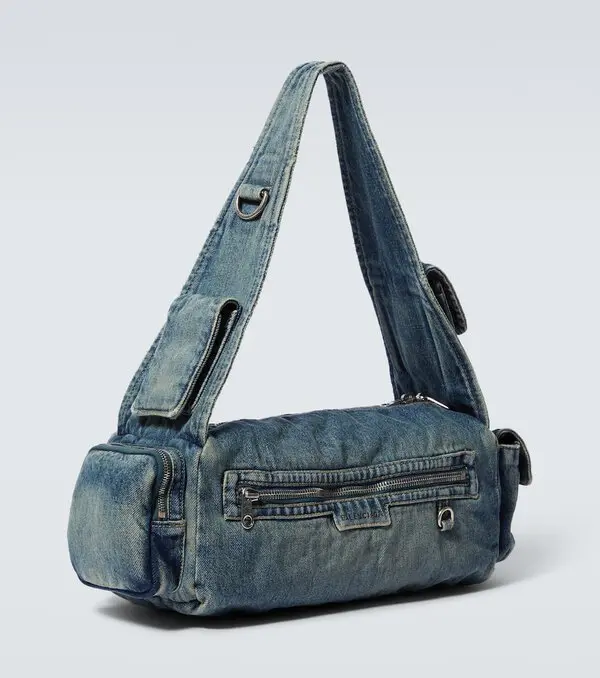 Balenciaga Superbusy Sling Small Shoulder Bag - Blue