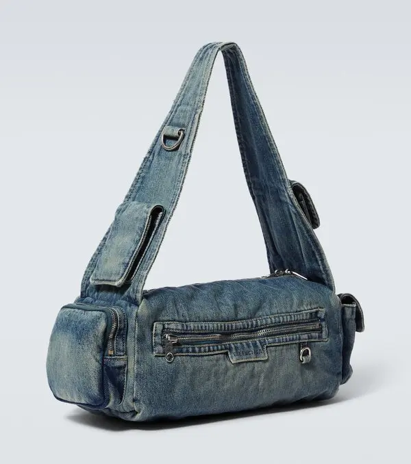 Balenciaga Superbusy Sling Small Shoulder Bag - Blue
