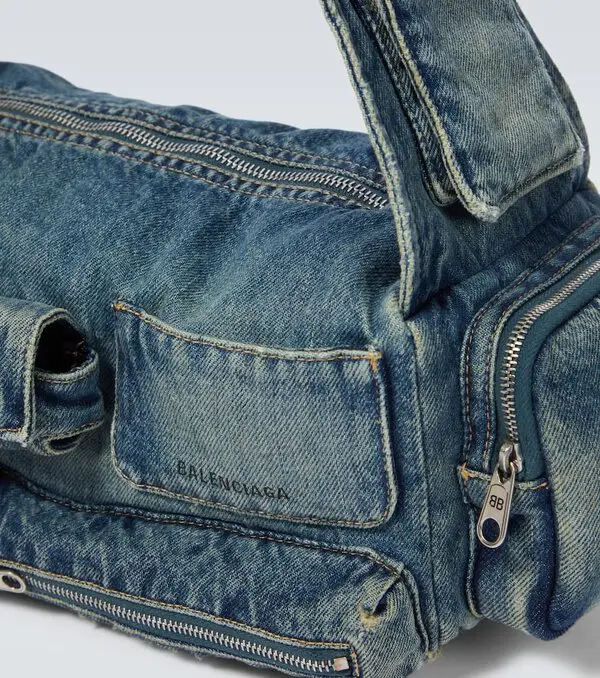 Balenciaga Superbusy Sling Small Shoulder Bag - Blue