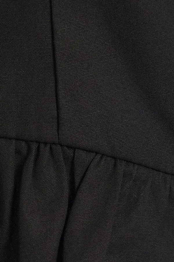 DE LA VALI Koko Stretch-cotton Poplin Top