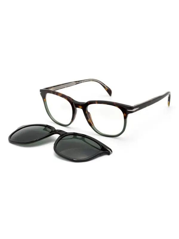 DB EYEWEAR BY DAVID BECKHAM Tortoiseshell Square-frame Sunglasses