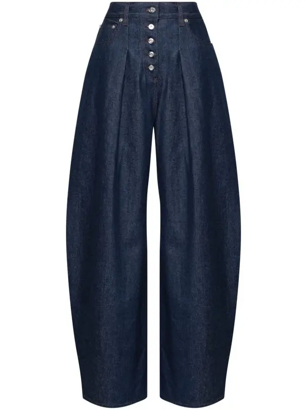 Jacquemus Le De-nimes Ovalo Jeans - Blue