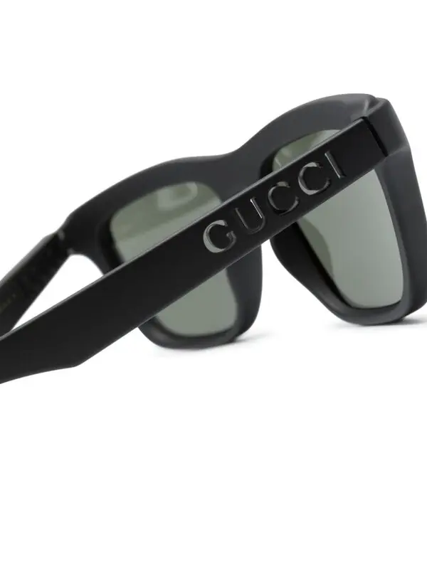 Gucci Logo-engraved Square-frame Sunglasses