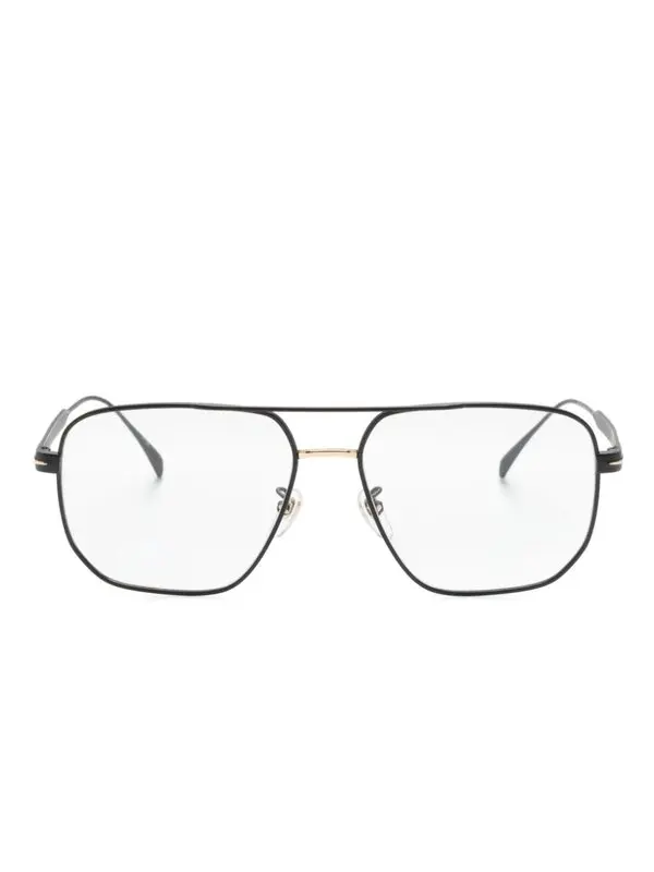 DB EYEWEAR BY DAVID BECKHAM Pilot-frame Glasses - Black