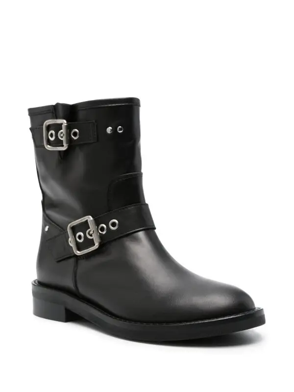 VIA ROMA 15 Leather Ankle Boots