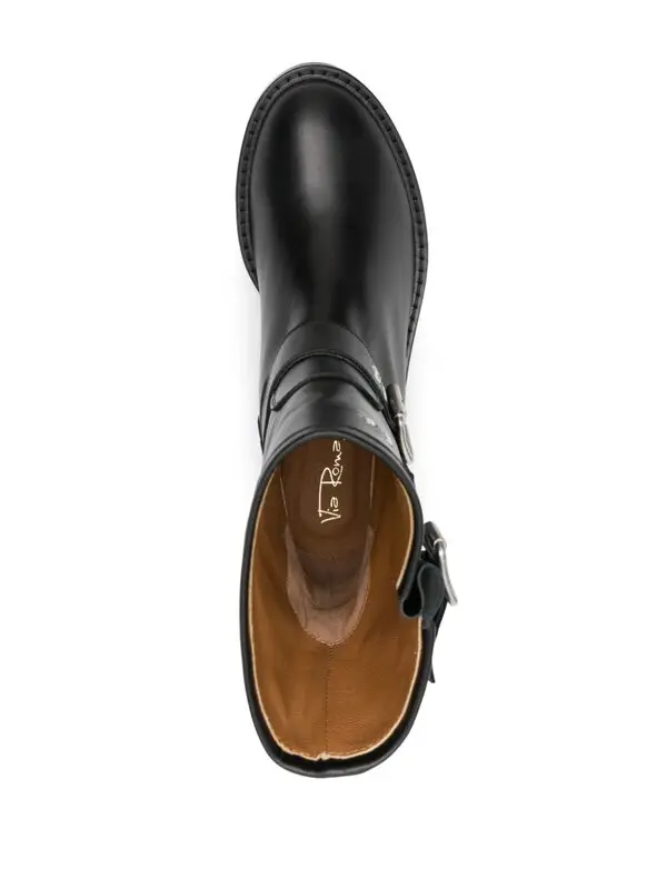 VIA ROMA 15 Leather Ankle Boots