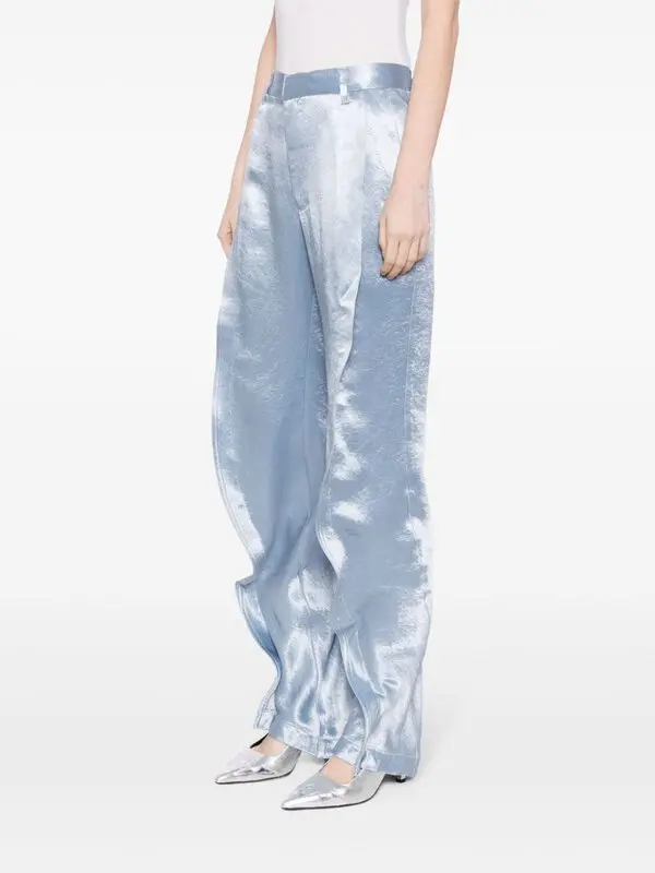 Y/project Ruffled Satin Trousers