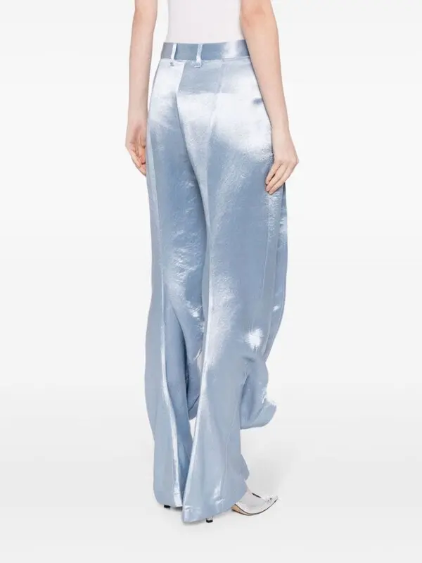 Y/project Ruffled Satin Trousers
