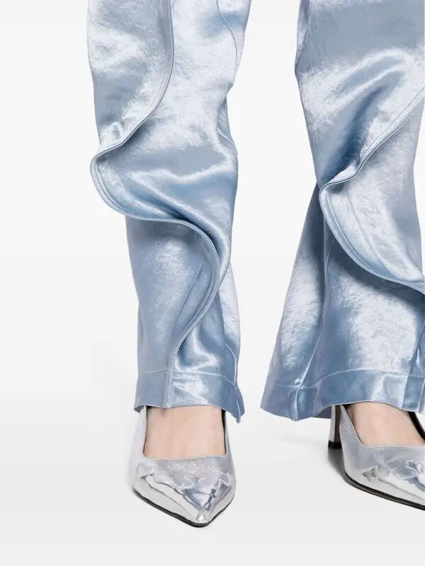 Y/project Ruffled Satin Trousers