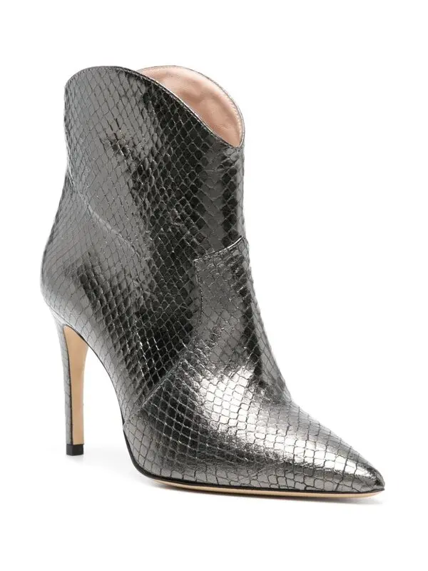 P.a.r.o.s.h Snakeskin-effect Leather Boots