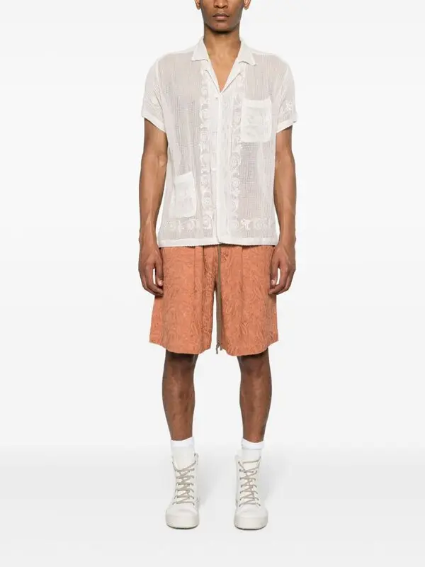 SONG FOR THE MUTE Paisley Jacquard Shorts