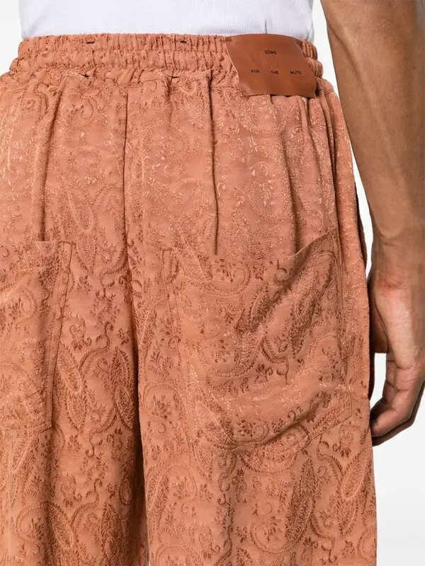SONG FOR THE MUTE Paisley Jacquard Shorts