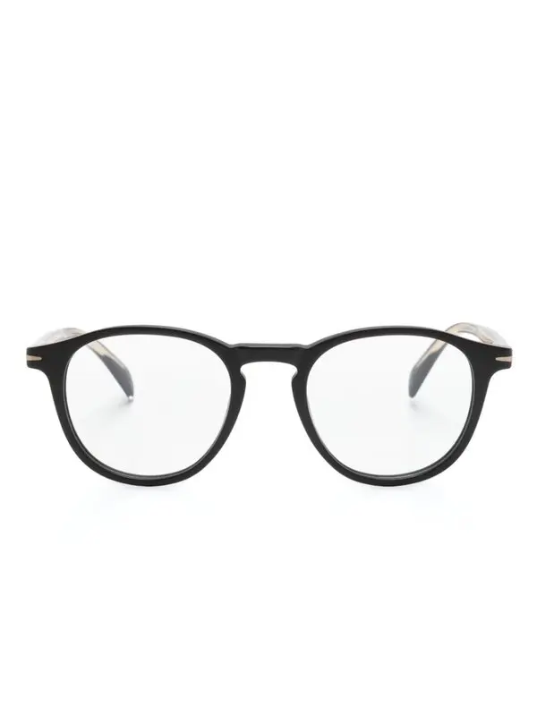 DB EYEWEAR BY DAVID BECKHAM Round-frame Glasses - Black