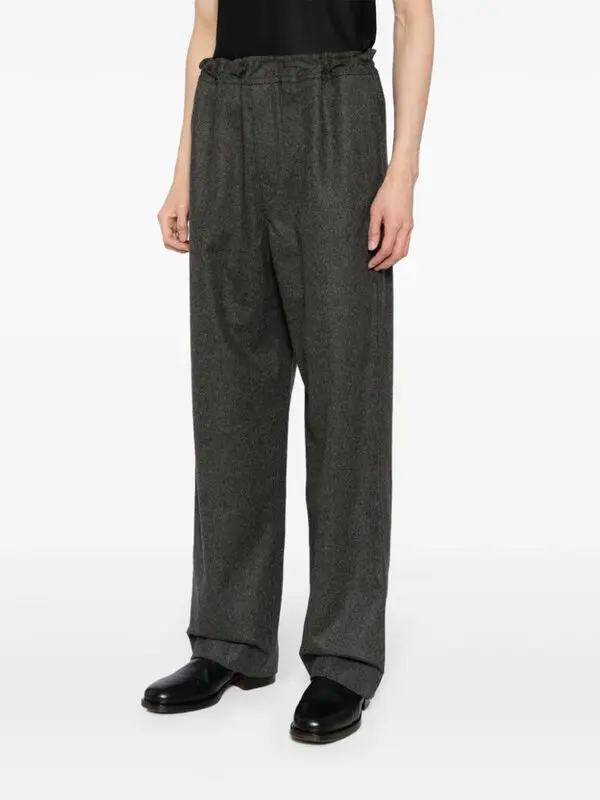UNIFORME Drawstring-fastening Straight-leg Trousers
