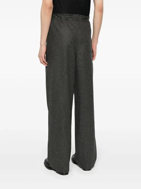 UNIFORME Drawstring-fastening Straight-leg Trousers